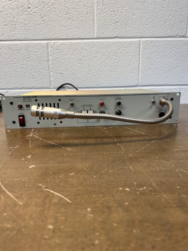 Vintage Clear Com MS200C Main Station Electronics | eBay