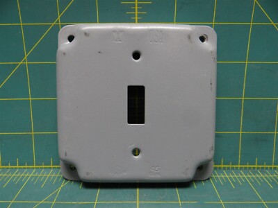 MULBERRY 11401 4" Raised SWITCH COVER Steel Finish Powder Coated | eBay
