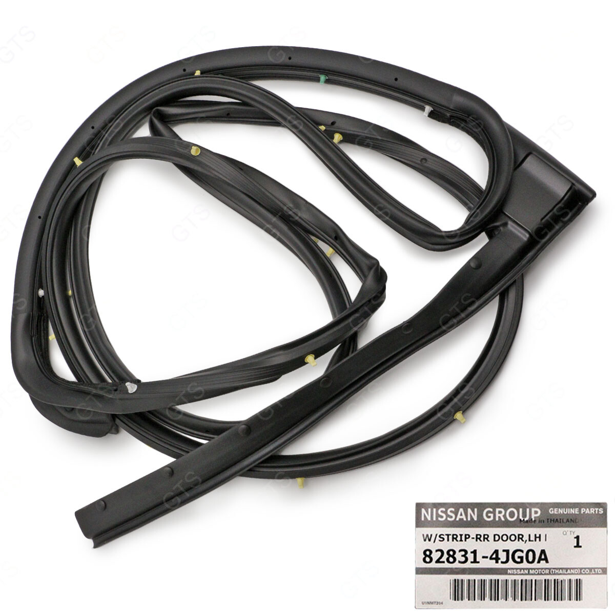 Rear Lh Door Rubber Seal Weatherstrip For Nissan NP300 D23 Pro-4X 2015 ...