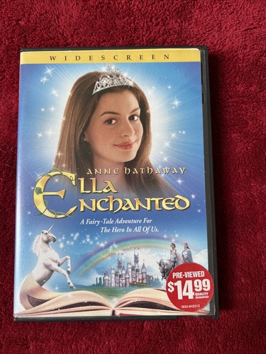 Anne Hathaway and Ella enchanted DVD fairytale widescreen edition ...