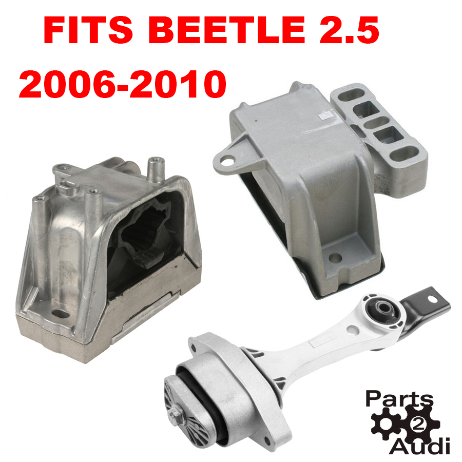 Engine Motor Mounts Manual Transmission Mount 3PCS Fits 2.5 Beetle 2006 ...