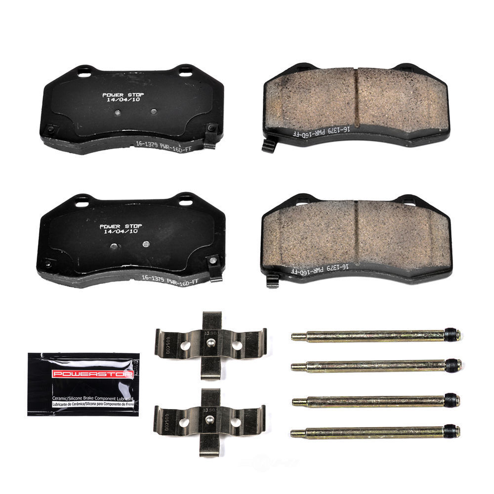 PowerStop Z231379 Disc Pads and Brake Shoes - Disc Brake Pad Set, Front ...