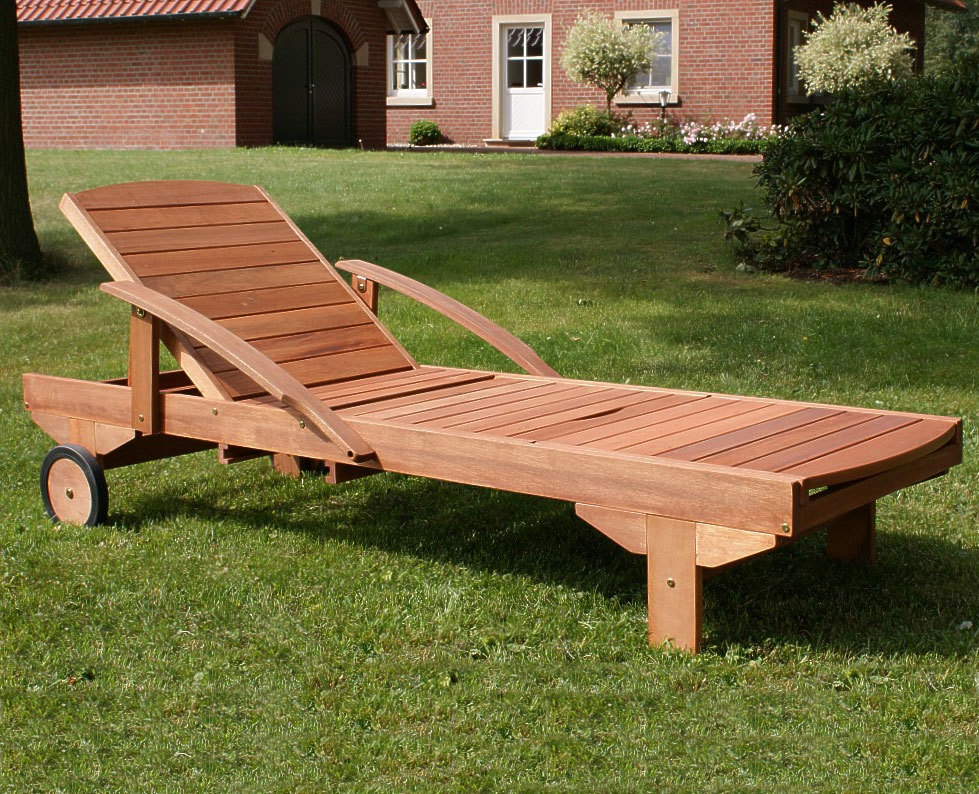 Hecht ERA Sonnenliege Lounger Gartenliege Holzliege