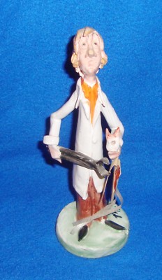 Vintage Rare Italian Ceramic Dentist Figure with Large Tooth | eBay
