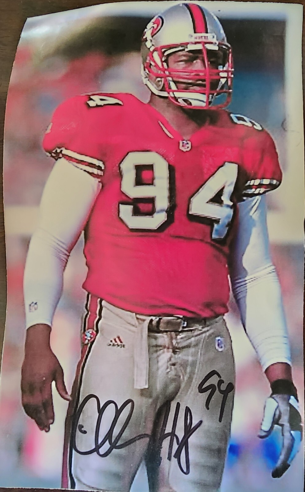 Charles Haley #94 San Francisco 49ers Autographed Football ...