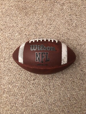 Wilson NFL American Football Official TDS Pattern Brown Inflate 7-9 lbs ...