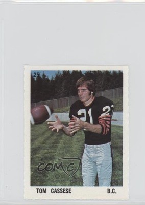 1971 O-Pee-Chee CFL Players Photos Stamps Tom Cassese #25 Rookie RC | eBay