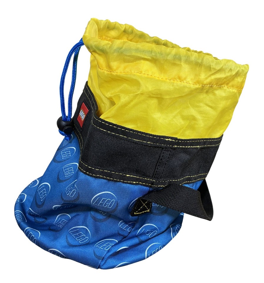 LEGO Blue Cinch Bucket Travel Storage Bag – Bricks Toy Organizer Yellow ...