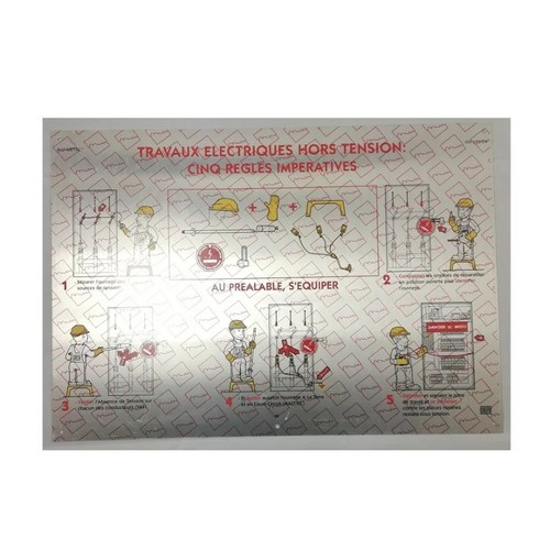 Catu AM-510-EX Aluminum Metal Safety Tag Electrical Work | eBay