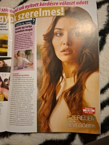 Hande Ercel,Ugur Gunes,Afra Saracoglu Elcin Sangu, Hungarian magazine ...