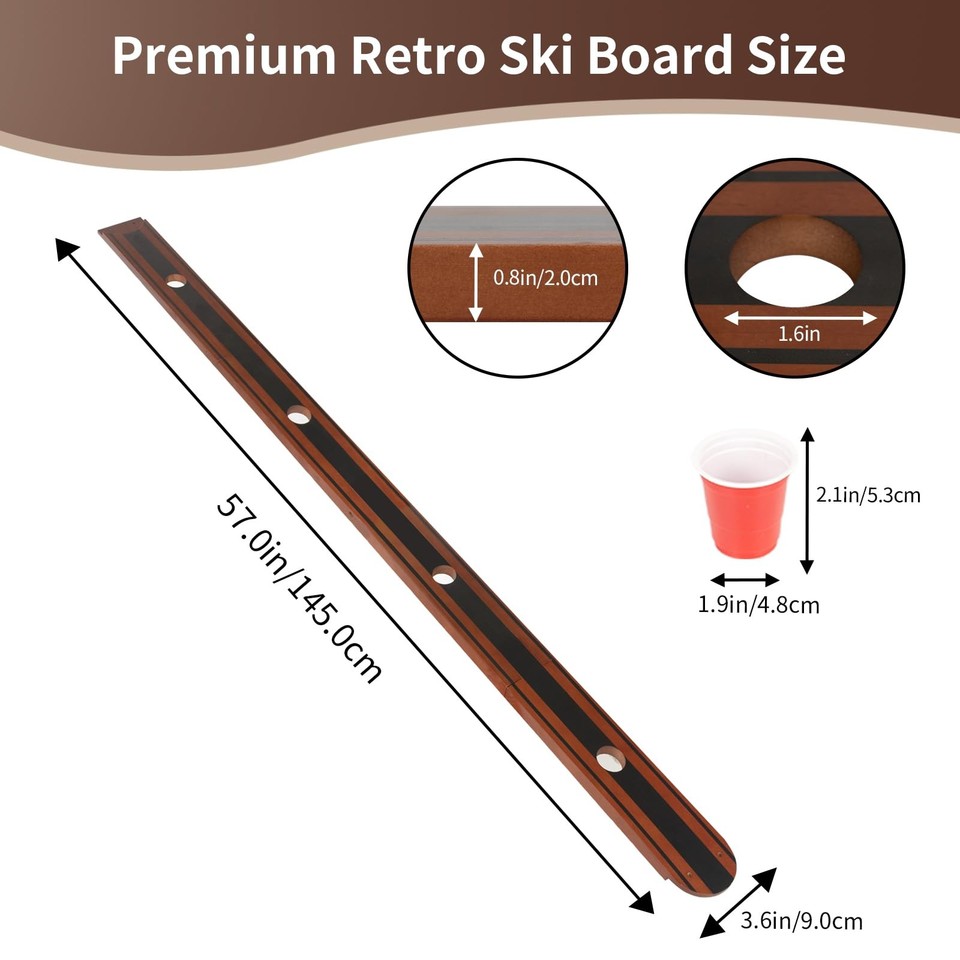 4 or More Person Shot Board, Unique Head-Tail Connection Design ...