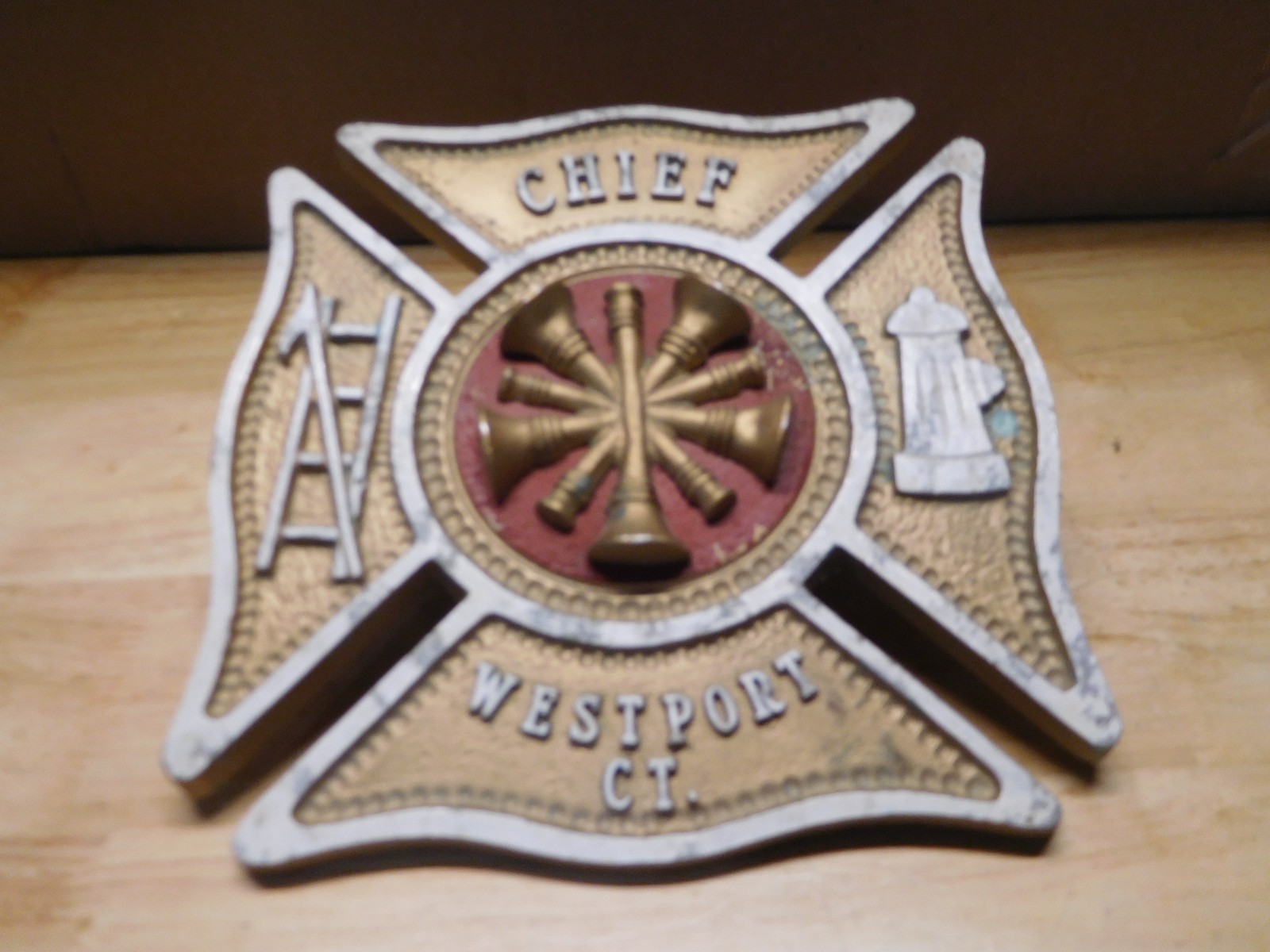 Fire Department License Plate Topper-Westport, CT | eBay