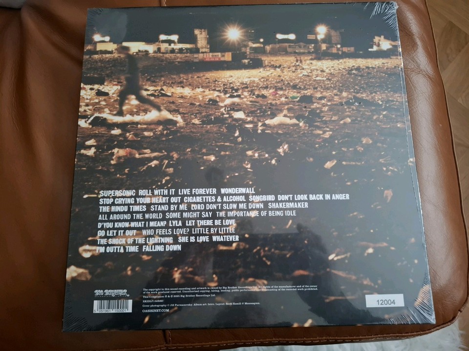 OASIS Time Flies.. 1994-2009 4 x Coloured Vinyl LP Box Record Store Day ...