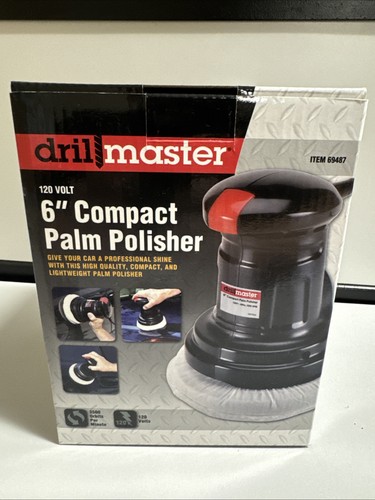 Drill Master 6'' Compact Polisher Buffer Detail Car Wash Wax Fast Free ...