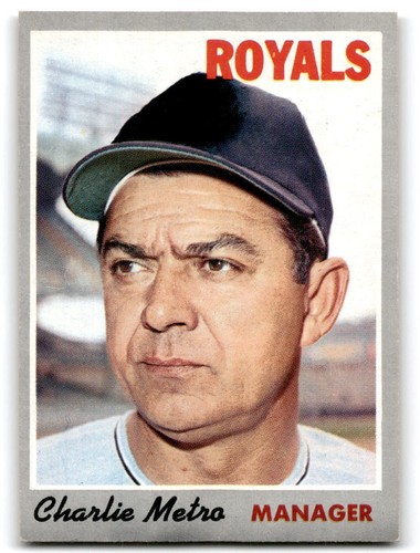 1970 Topps #16 Charlie Metro | eBay