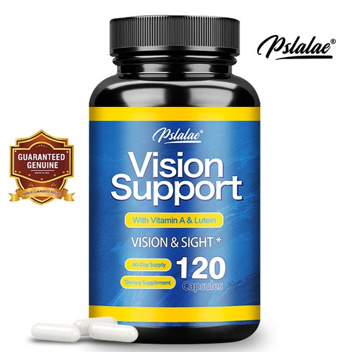 Vision Support Capsules -Lutein-Eye Strain Relief,Immune Support,Care ...