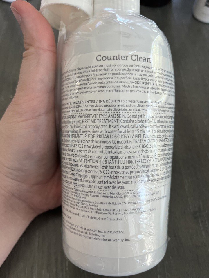 Scentsy Counter Clean Make A Splash Scent 16 fl. oz. Cleaner Retired ...