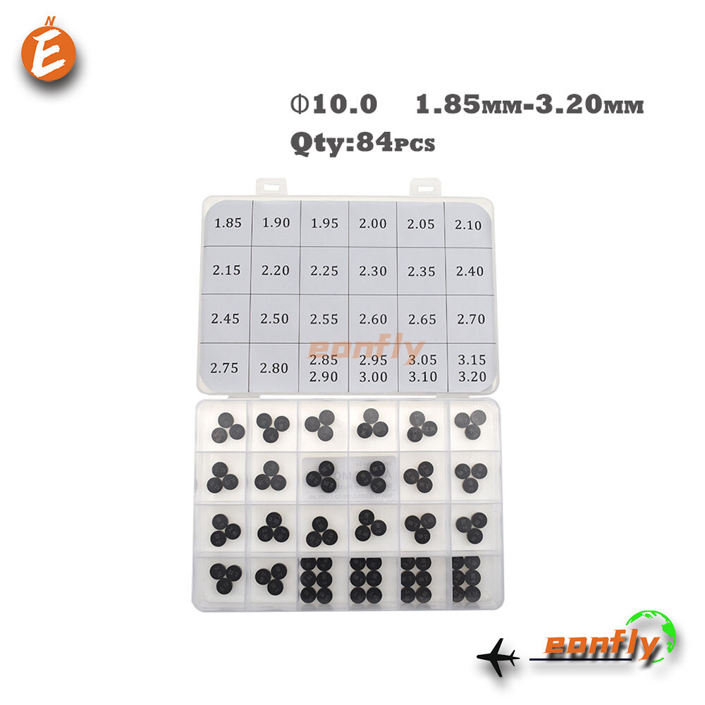 84Pcs 10mm Valve Shim Kit 1.85 To 3.20mm Fit KTM 200 400 450 690 950 ...