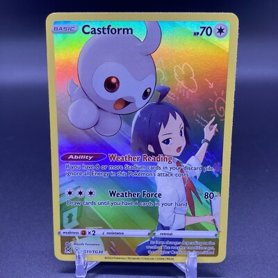 Full Art Castform TG11/TG30 Lost Origin Trainer Gallery Pokemon 2022 | eBay