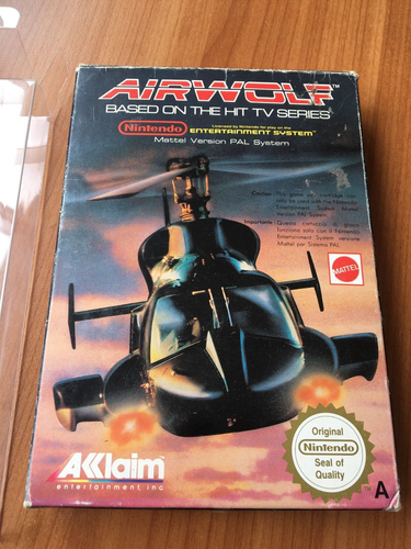 Nintendo NES Game: Airwolf AUS MATTEL PAL-A CIB | eBay Australia