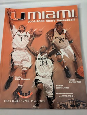 2002-03 Miami Hurricanes Basketball Media Guide | eBay