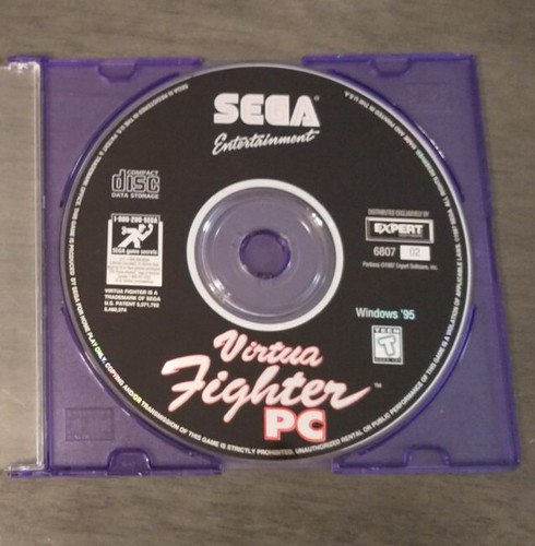 SEGA Virtua Fighter PC CD-ROM Computer Game (1996) Windows 95 LOOSE ...