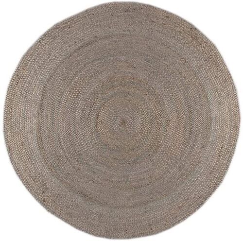 Rug Carpet Jute Round 100% Farmhouse Natural Hand Braided Modern Rustic ...