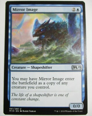 MTG Mirror Image M19 2019 Core Set Magic The Gathering x1 | eBay