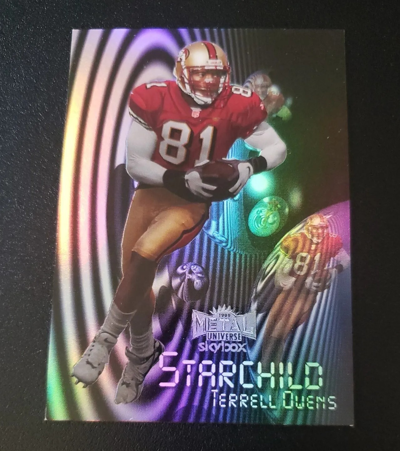 Terrell Owens Starchild 1999 Skybox Metal Universe NFL Football Card | eBay