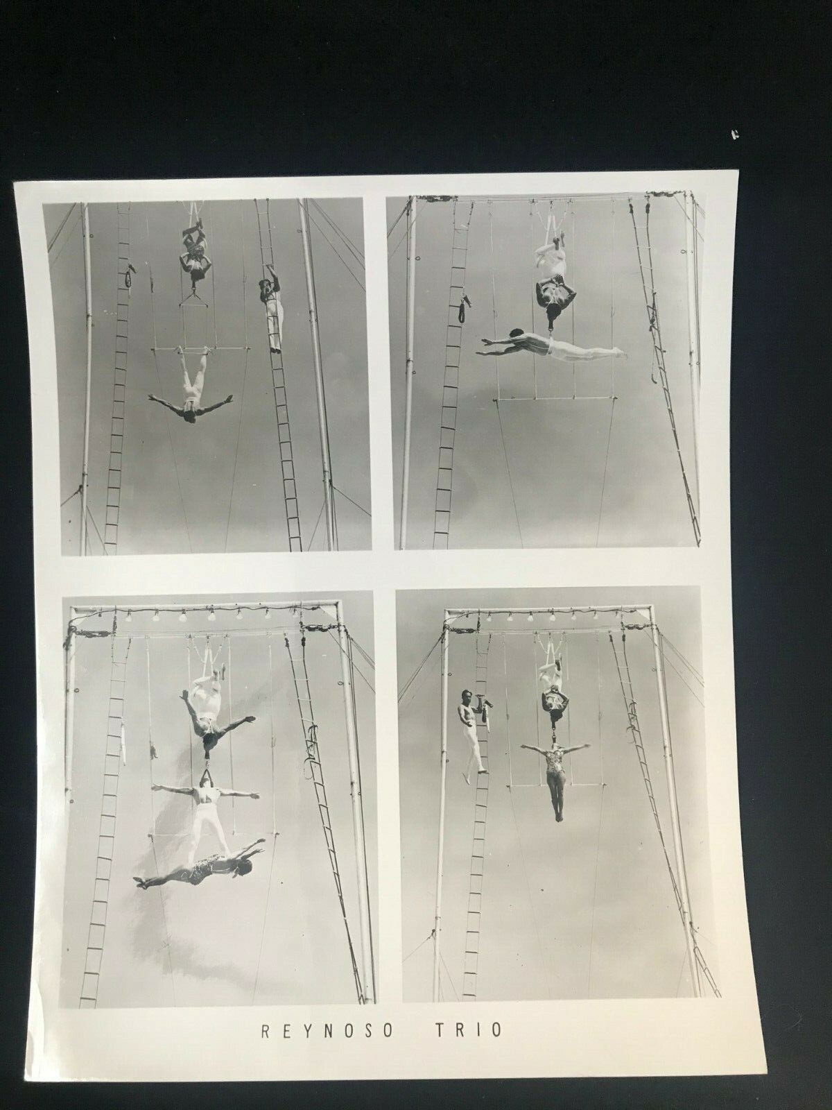 Photo of Circus Performers "The Reynoso Trio" on a Trapeze | eBay