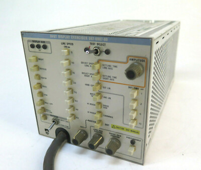 Tektronix 067-0807-00 DVST Display Exerciser | eBay