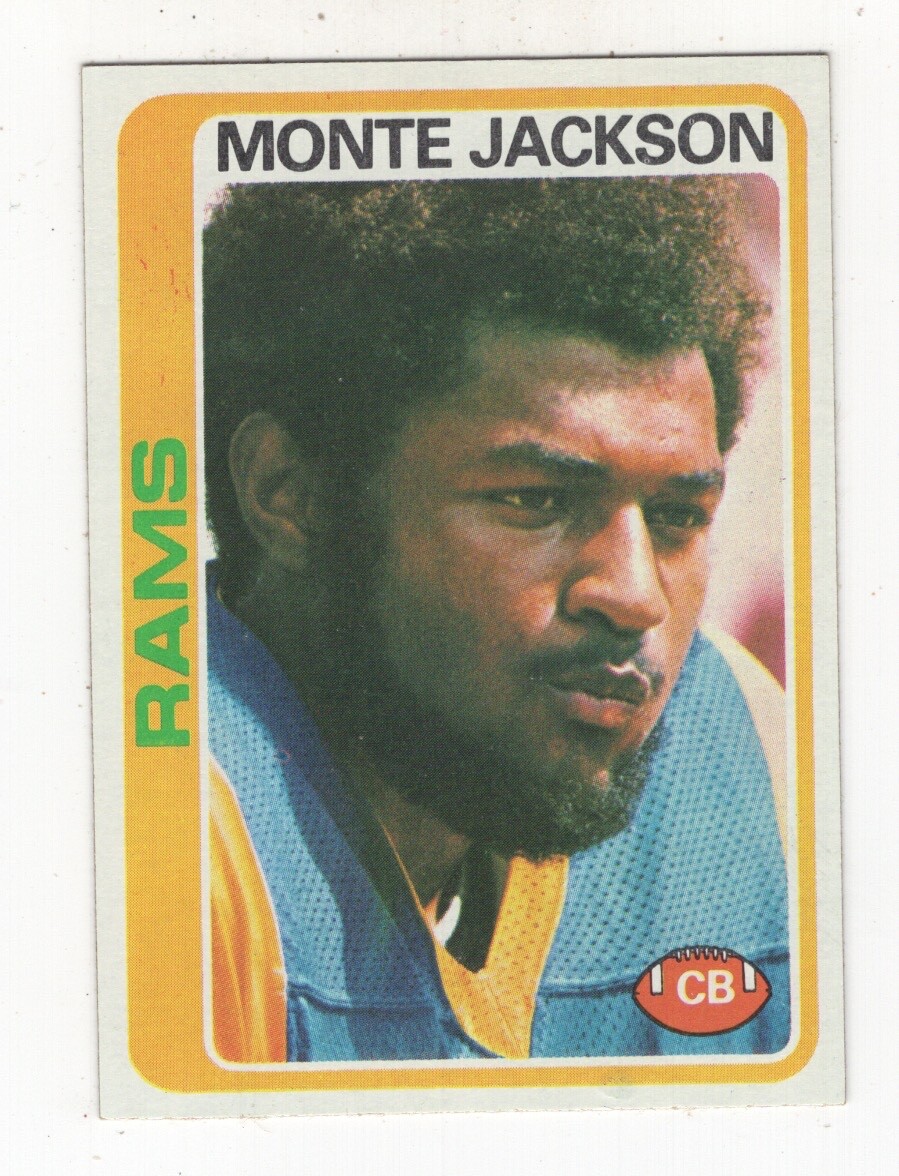 1978 TOPPS FOOTBALL MONTE JACKSON LOS ANGELES RAMS #180 | eBay