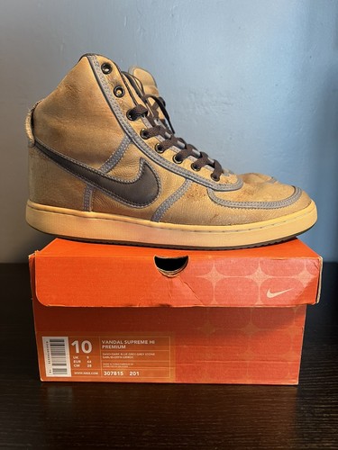 Nike Vandal Supreme HI Premium Ivory Sz 10 Dunk Extra Laces OG Box | eBay