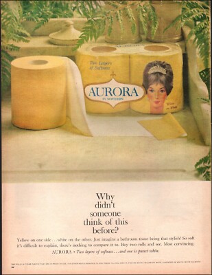 1964 Vintage ad Northern Tissue AURORA retro toilet paper Art 03/08/25 ...