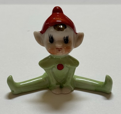 Vintage Pixie Elf Figurine Christmas Japan MCM 1950s | eBay