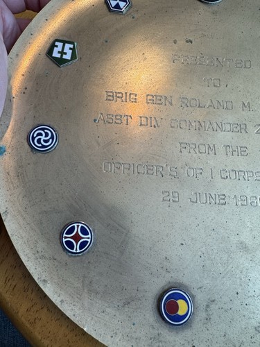 Brigadier General Roland Merrill Gleszer Award From 1966 Commander In ...
