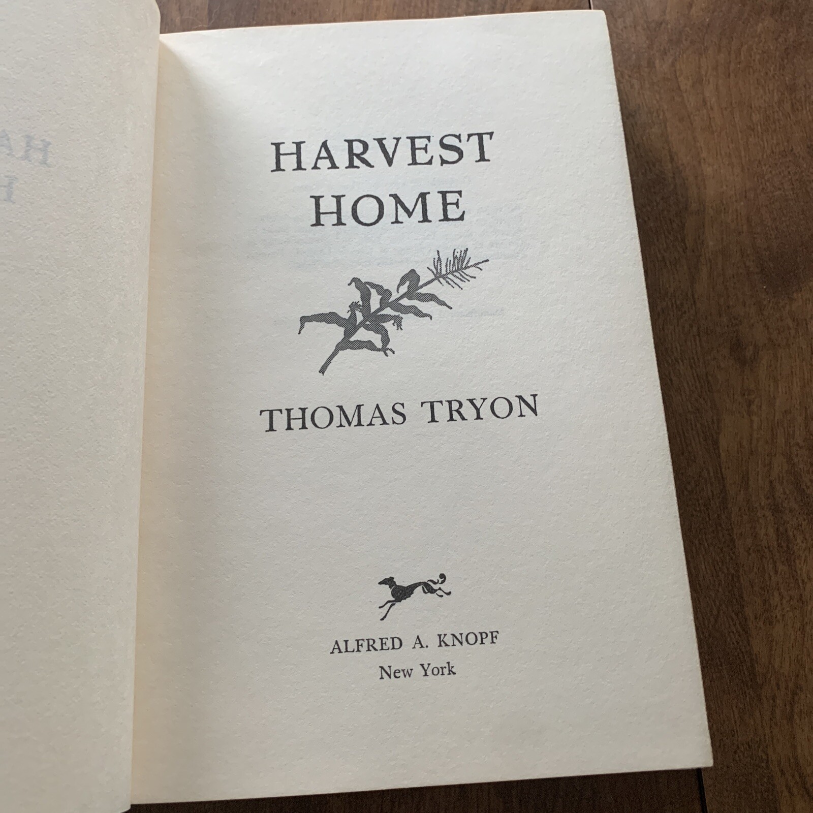 Harvest Home by Thomas Tryon (1973, Hardcover) for sale online | eBay