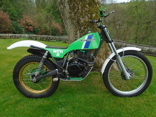 Kawasaki trials bike Twinshock TLR 250 ready to play or win | eBay UK