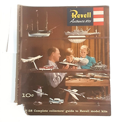 VINTAGE REVELL AUTHENTIC KITS 1957 - 1958 COLLECTOR'S GUIDE CATALOG | eBay