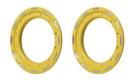 DWT Alumilte Rok'N Lock G2 G3 Replacement Beadlock Rings Pair 8" Yellow ...