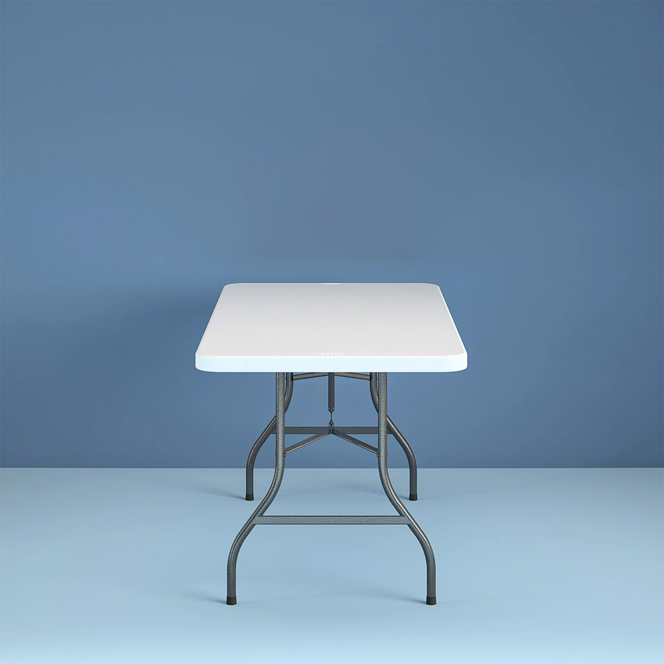 [US WAREHOUSE] 8 Foot Centerfold Folding Table, White | eBay
