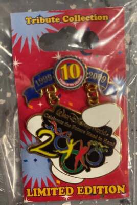 Disney 10 Year Pin Trading Dangle Millennium Dancers LE pin | eBay