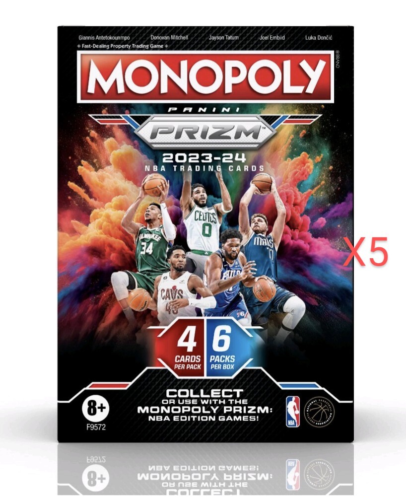 2023-2024 Prizm NBA Basketball Monopoly Blaster Booster Box - Lot Of 5 ...