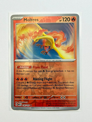 Moltres Reverse Holo NM 146/165 Scarlet & Violet 151 Pokemon Card | eBay
