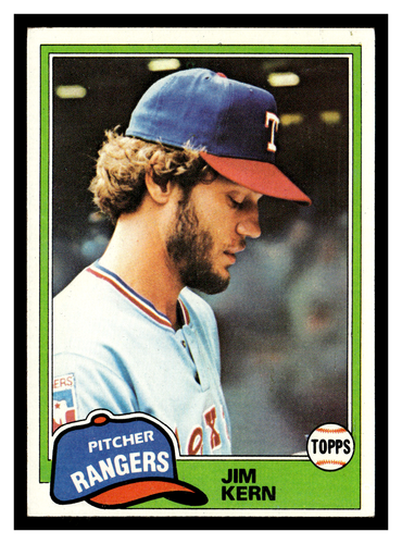 1981 Topps #197 Jim Kern | eBay