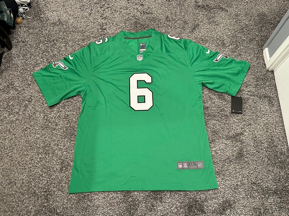 NWT Men’s Nike DeVonte Smith Kelly Green Jersey Eagles Throwback. XXXL ...