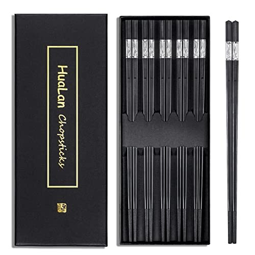 Reusable Fiberglass Chopsticks Set Dishwashersafe Chopstick Nonslip ...