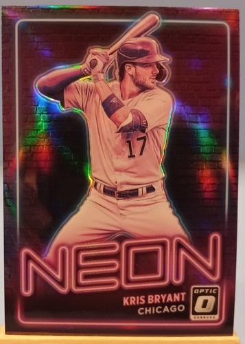2021 Donruss Optic Kris Bryant Neon Case Hit Chicago Cubs SP | eBay