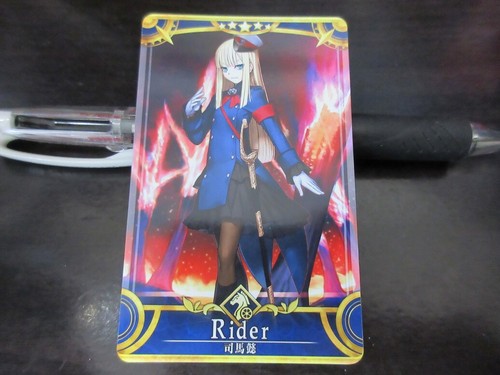 FGO Fate Grand Order Arcade Card Servant Sima Yi (Reines) Rider b | eBay