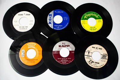 Rock n Roll Lot of 6 -45 Dixiebelles Harold Dorman Danny Peil & Tigers ...